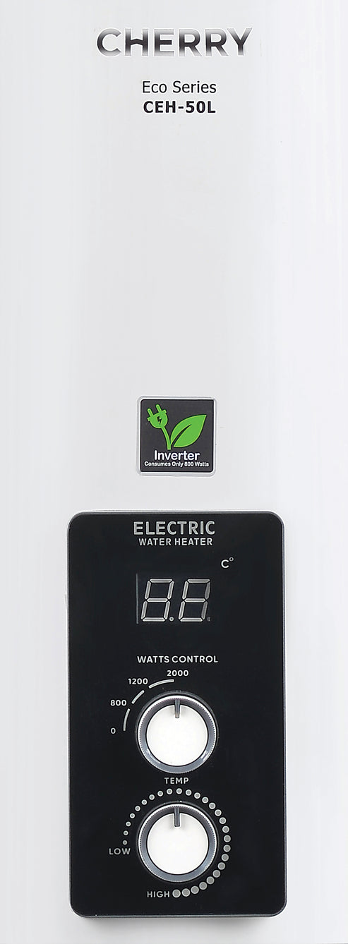 Cherry ECO Series CEH-50L Electric Water Heater | Digital Watt Control ...